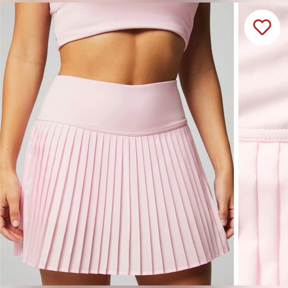 Fabletics | Skirts | Fabletics Hot Shot Pleated Tennis Skirt M | Poshmark